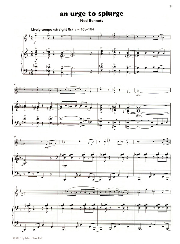 Bennett, Ned (Komp/Arr) - The Jazz Sax Collection für Tenor- oder ...